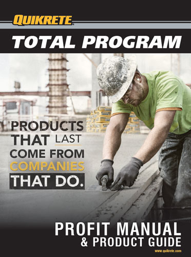 Cement and Concrete Products | QUIKRETE® 2017